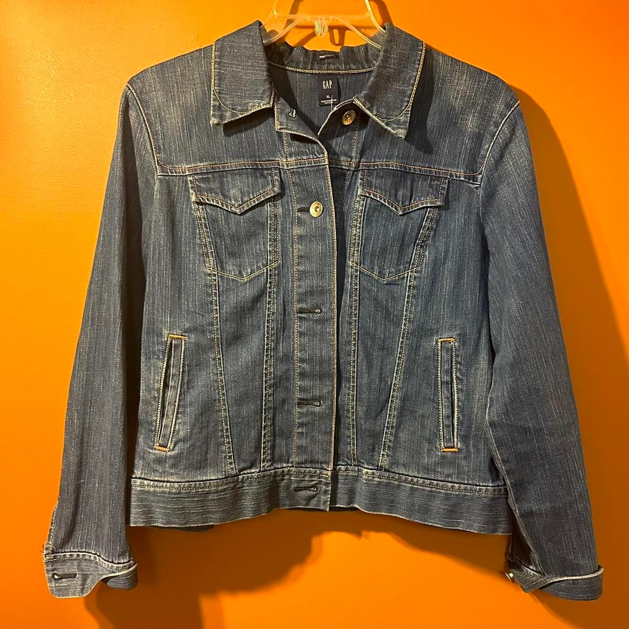 Gap Vintage Color-Stitched Denim Jacket | ELECTRIX VINTAGE™